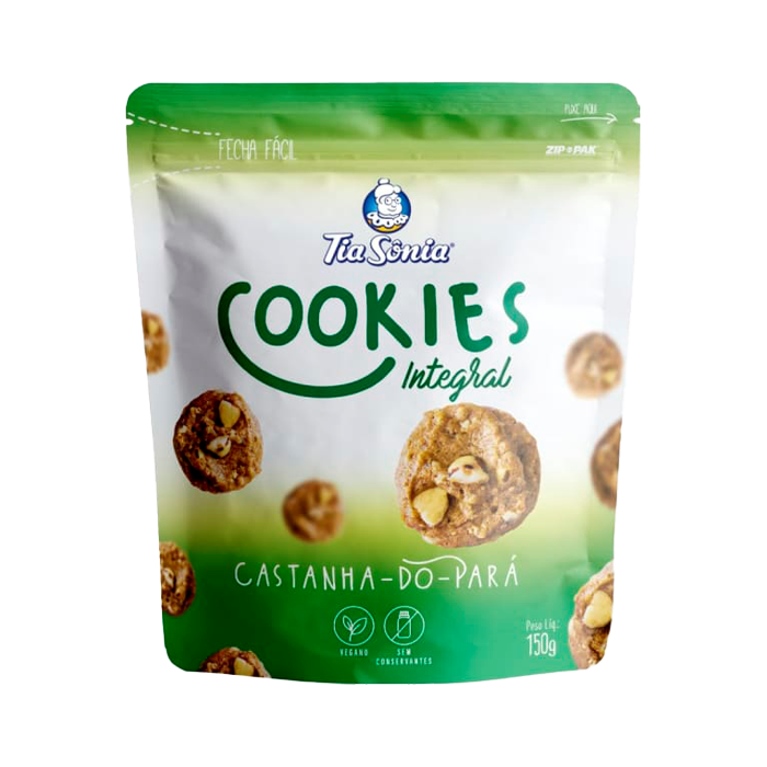 Cookies Tia Sonia Castanha do Para 150g - Nutrimaster